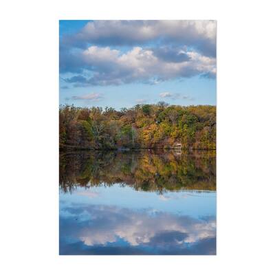 Noir Gallery Baltimore Fall Foliage Lake Unframed Art Print/Poster ...