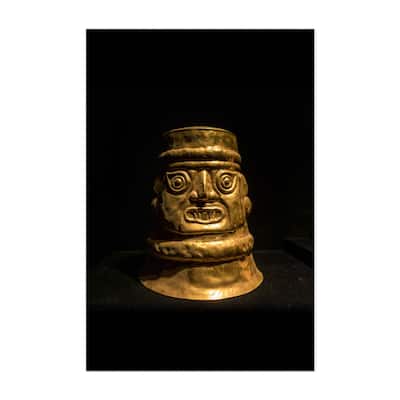 Noir Gallery Ancient Golden Statue Lima Peru Unframed Art Print/Poster ...