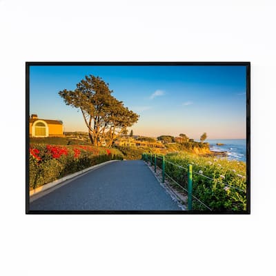 Noir Gallery Coastal Corona del Mar Beach Framed Art Print - Overstock ...