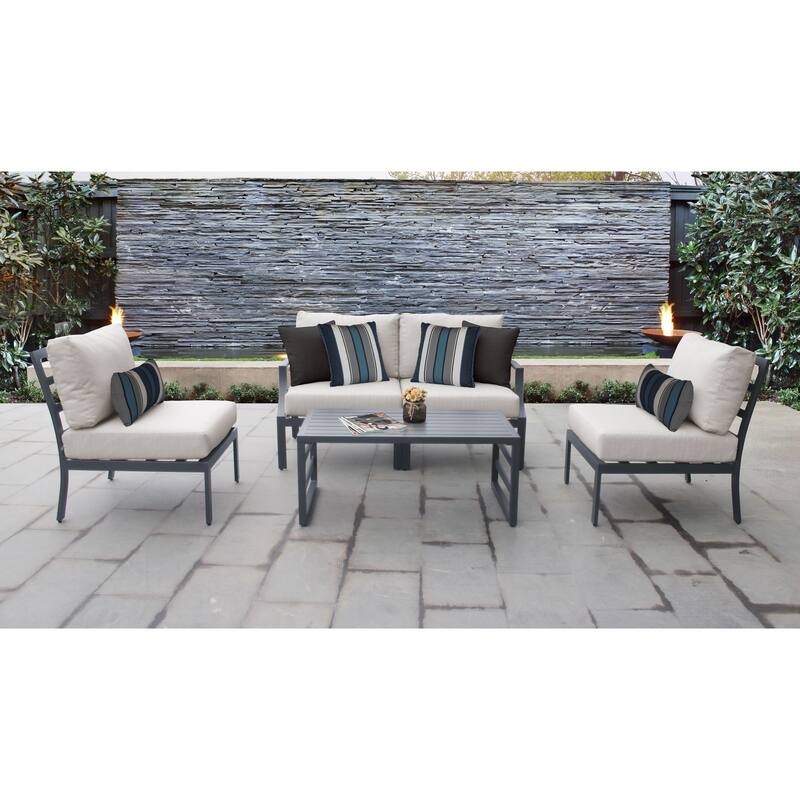 Moresby 5-piece Outdoor Aluminum Patio Furniture Set 05d by Havenside ...