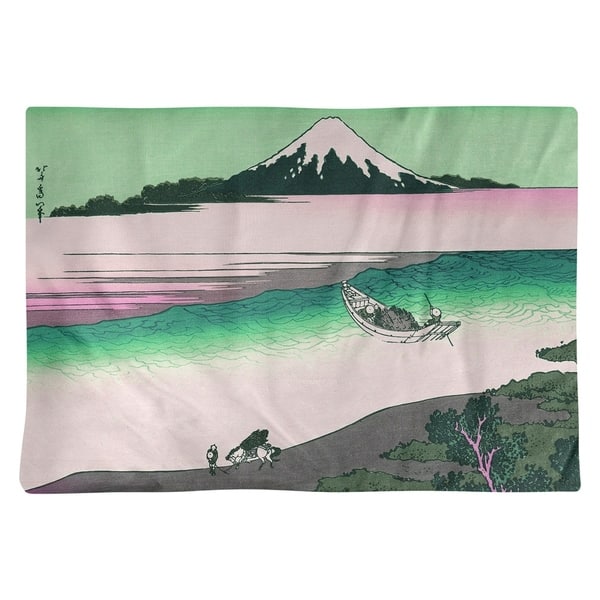Tama River in Musashi Province in Green Placemat - 18 x 14 - Bed Bath ...