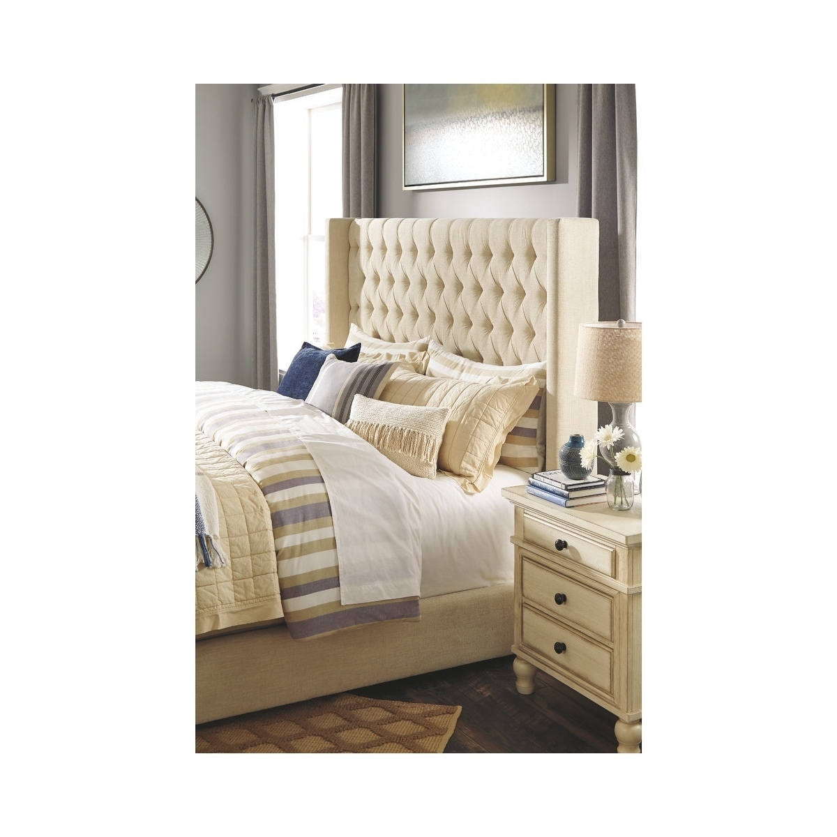 Norrister upholstered bed store