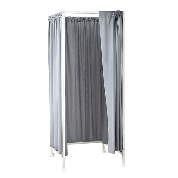 Don't Look At Me - Portable Changing Room Divider - White Frame with ...