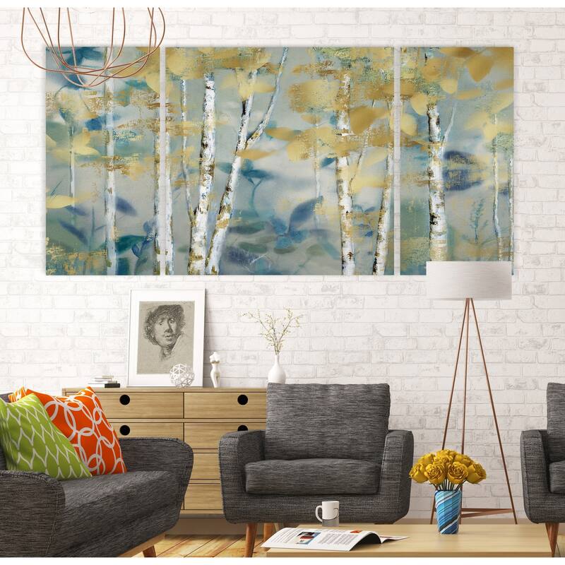 Gilded Forest I-A Premium Multi Piece Art available in 3 sizes ...