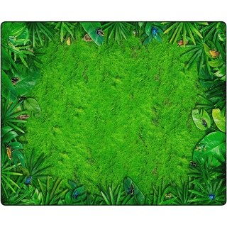 Flagship Carpet Kids Nylon Rainforest Frogs Classroom Seating Rug - 10 ...