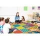 Flagship Carpet Kids Nylon Silly Classroom Seating Rug, 30 Seats - 10'9 ...