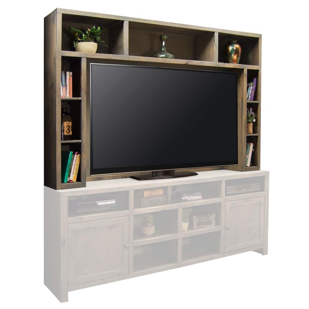 Joshua Creek 84-inch Barnwood Super Hutch (Hutch Only) - Overstock ...