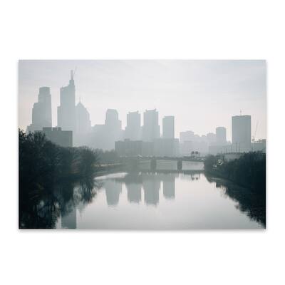 Noir Gallery Philadelphia Skyline Cityscape Metal Wall Art Print ...