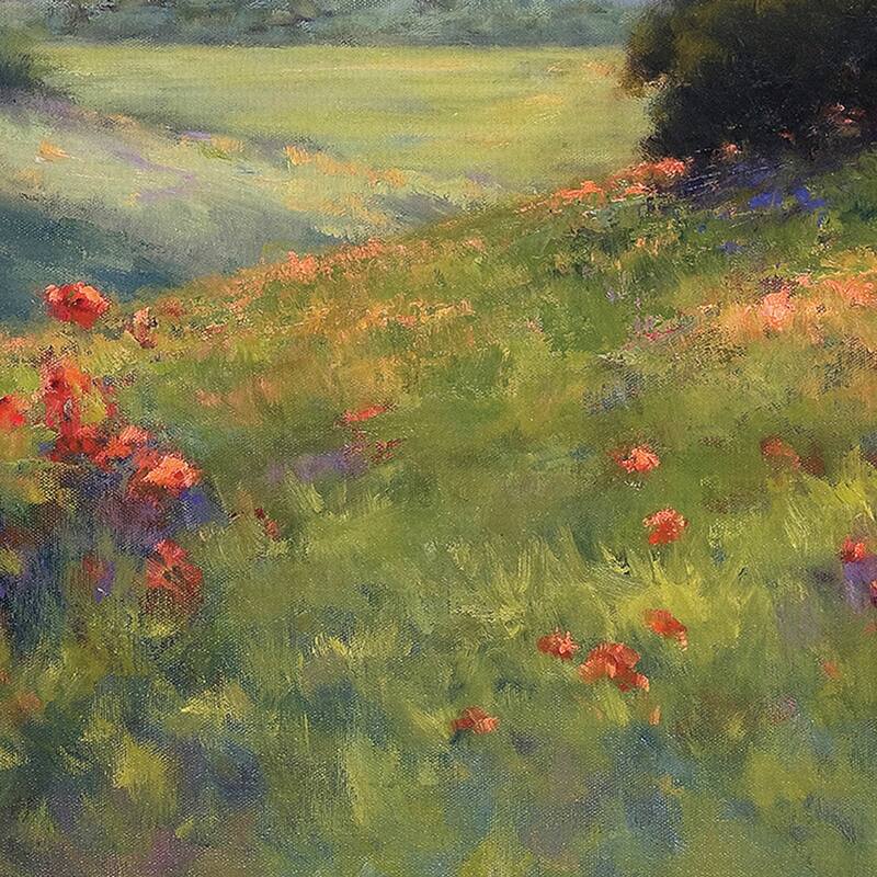 Poppies with a View by Alice Weil Canvas Art Print - Overstock - 27564704