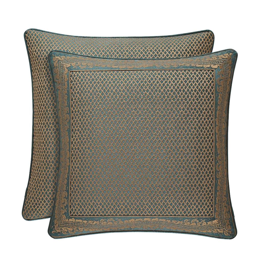 Gracewood Hollow Sijaric Emerald Luxury Euro Sham - Overstock - 27568091
