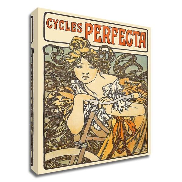 Cycles Perfecta, 1902 by Alphonse Mucha, Print on Canvas, Ready to Hang - Bed Bath & Beyond ...
