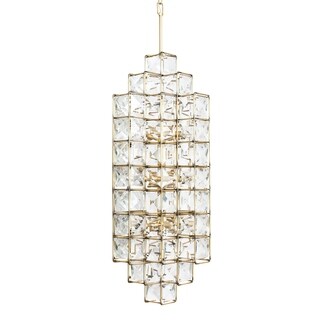 Cubic 14-light Calypso Gold Foyer Pendant - Bed Bath & Beyond - 27588278