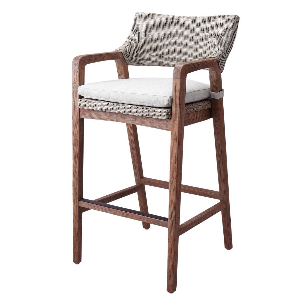 Shiloh Rattan Bar Stool - Overstock - 27588554