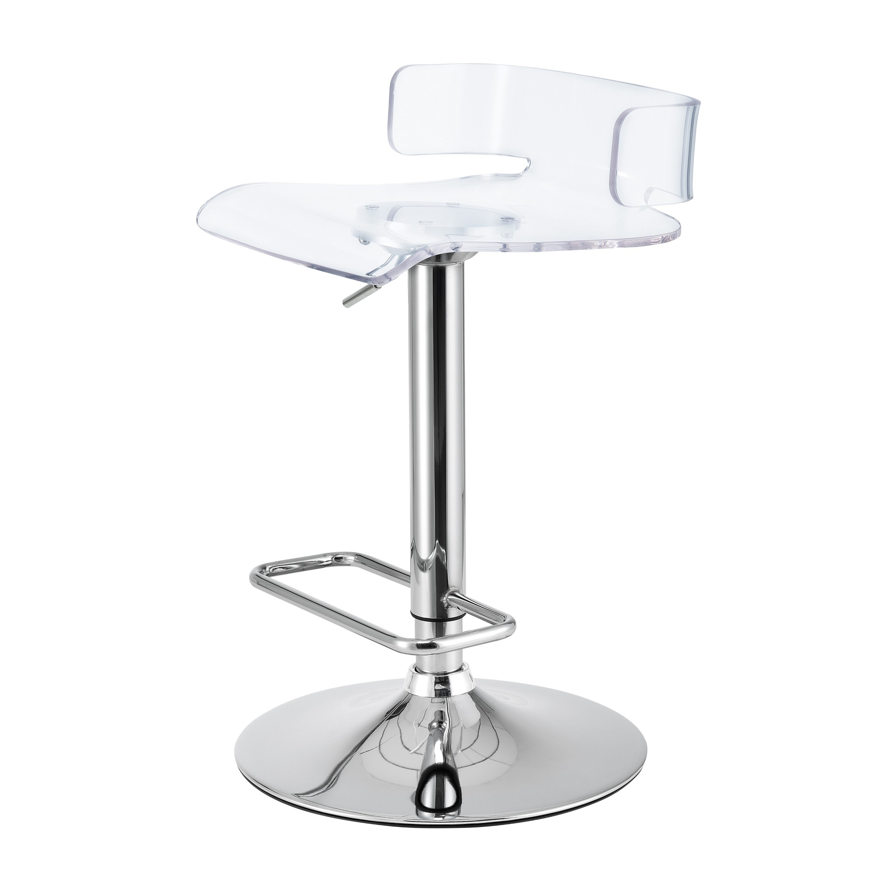 Low back acrylic counter stools store