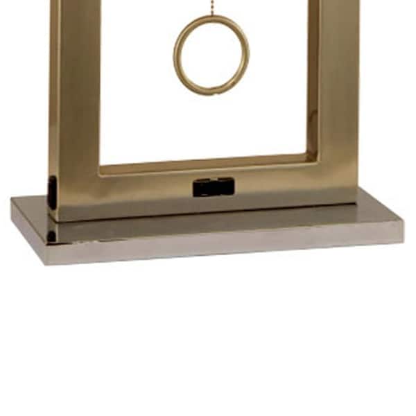 Sae Contemporary Chrome Metal Pull Chain Switch Table Lamp by Furniture ...