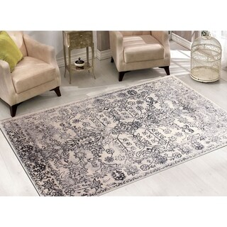 The Curated Nomad Lansing Contemporary Grey Area Rug - 5'4'' x 7'5 ...