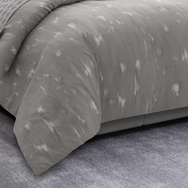 Vera Wang Silver Birch Grey King Size Comforter Sham Set (As Is Item ...