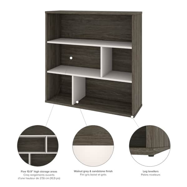 Bestar Fom Asymmetrical Shelving Unit - Bed Bath & Beyond - 27635309