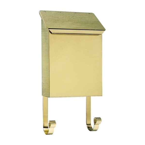 QualArc Provincial Collection Brass Mailbox (Vertical) in Smooth ...