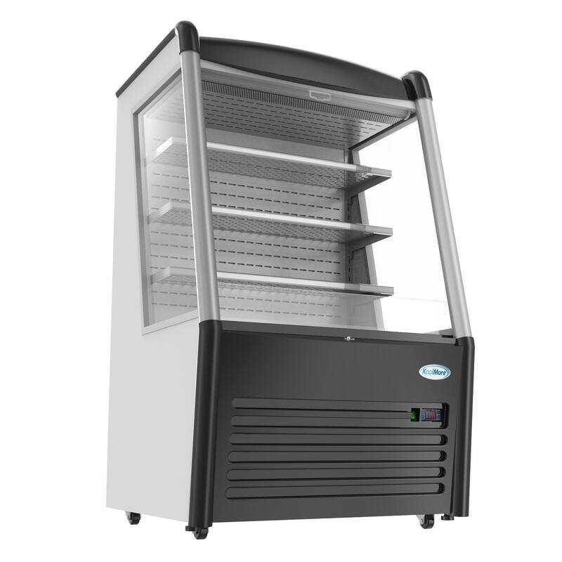 KoolMore 36" Open Air Merchandiser Grab and Go Refrigerator with LED ...