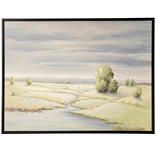 The Gray Barn Field Brook Hand Embellished Landscape Print on Framed ...