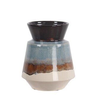 Privilege Small Blue Ceramic Vase - Bed Bath & Beyond - 27664737