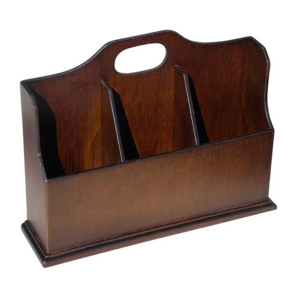 Handmade Solid Mahogany Wood Envelope Box Desk Organizer - Bed Bath ...