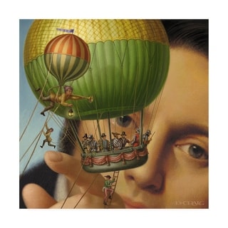 Dan Craig 'Gulliver's Travels Hot Air Balloon' Canvas Art - Bed Bath ...