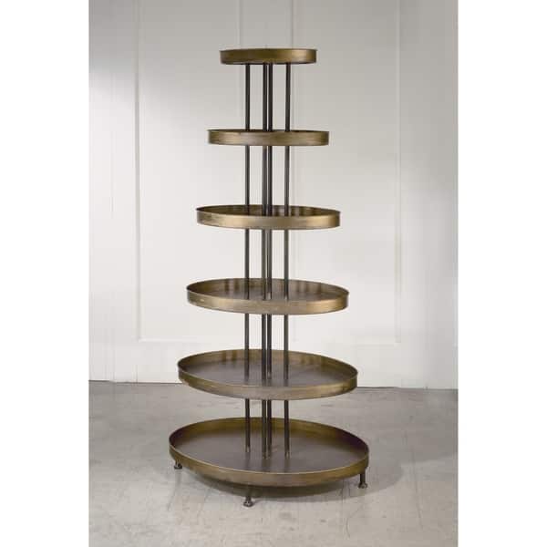 6 Tier Oval Display Tower Shelf - On Sale - Bed Bath & Beyond - 27703904