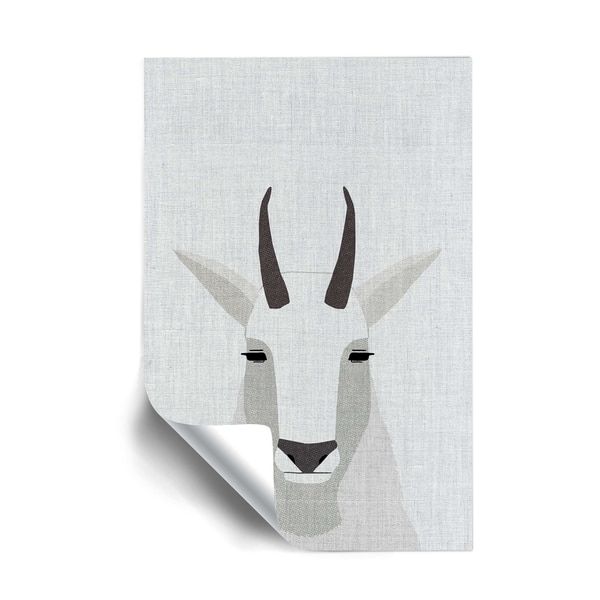 ArtWall Mountain Goat Removable Wall Art Mural - Bed Bath & Beyond ...