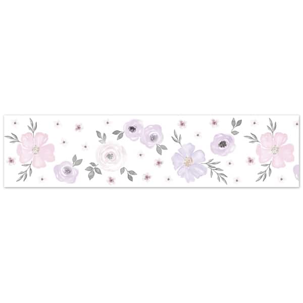 lavender wallpaper border