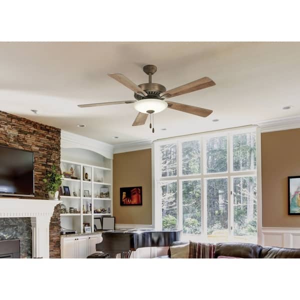 Minka Aire Contractor Uni Pack Bronze 5 Blade 52 Inch Ceiling Fan - 8 ...