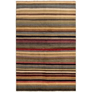 Hand-knotted Ziegler Chobi Cream, Olive Wool Rug - 5'6" x 8'5"/5'6 x 8 ...