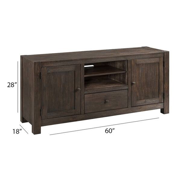 Intercon Vesna Brushed Cocoa 60-inch Media Console - Bed Bath & Beyond ...