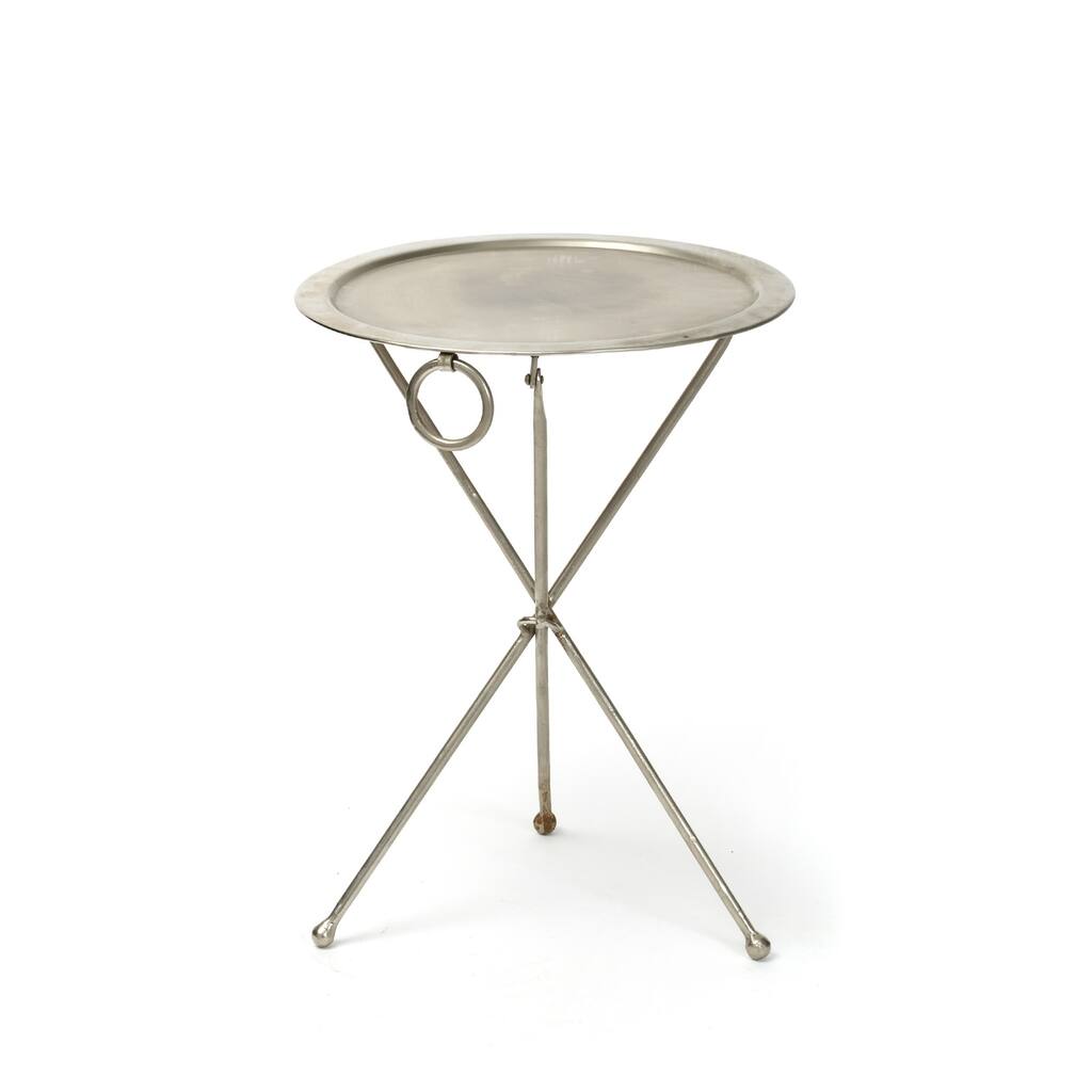 Hip Vintage French Flea Market Side Table - Overstock - 27797972