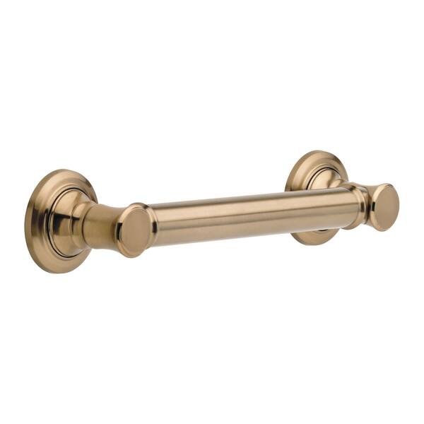 Delta Bath Safety 12" Traditional Decorative ADA Grab Bar Champagne ...
