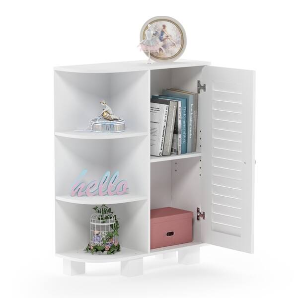 Furinno Indo Storage Shelf with Louver Door Cabinet - On Sale - Bed ...
