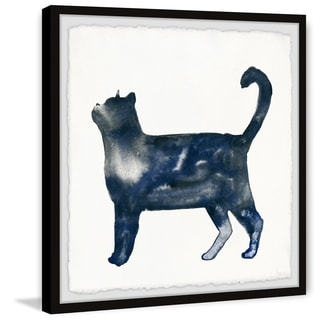 'Snobby Cat' Framed Painting Print - Multi-color - Bed Bath & Beyond ...