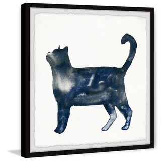 'Snobby Cat' Framed Painting Print - Multi-color - Bed Bath & Beyond ...