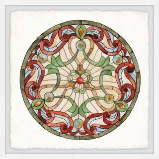 'Red Flower Ribbons II' Framed Painting Print - Multi-color - Bed Bath ...