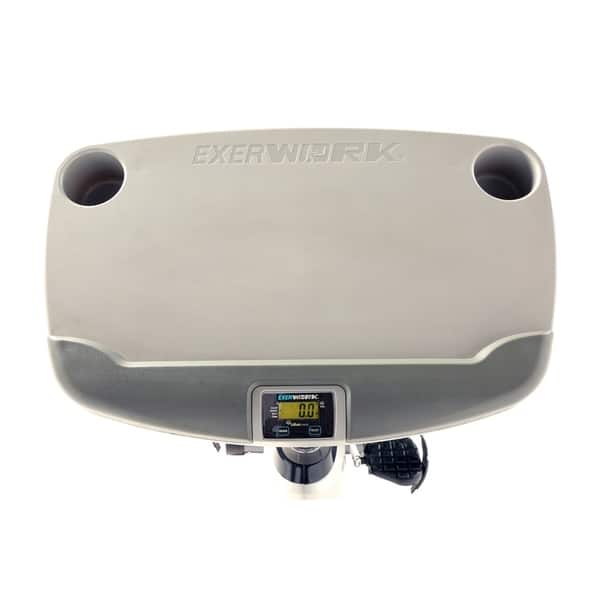 EXERPEUTIC 2500 ExerWork Adjustable Desk Recumbent Bike with Free APP ...