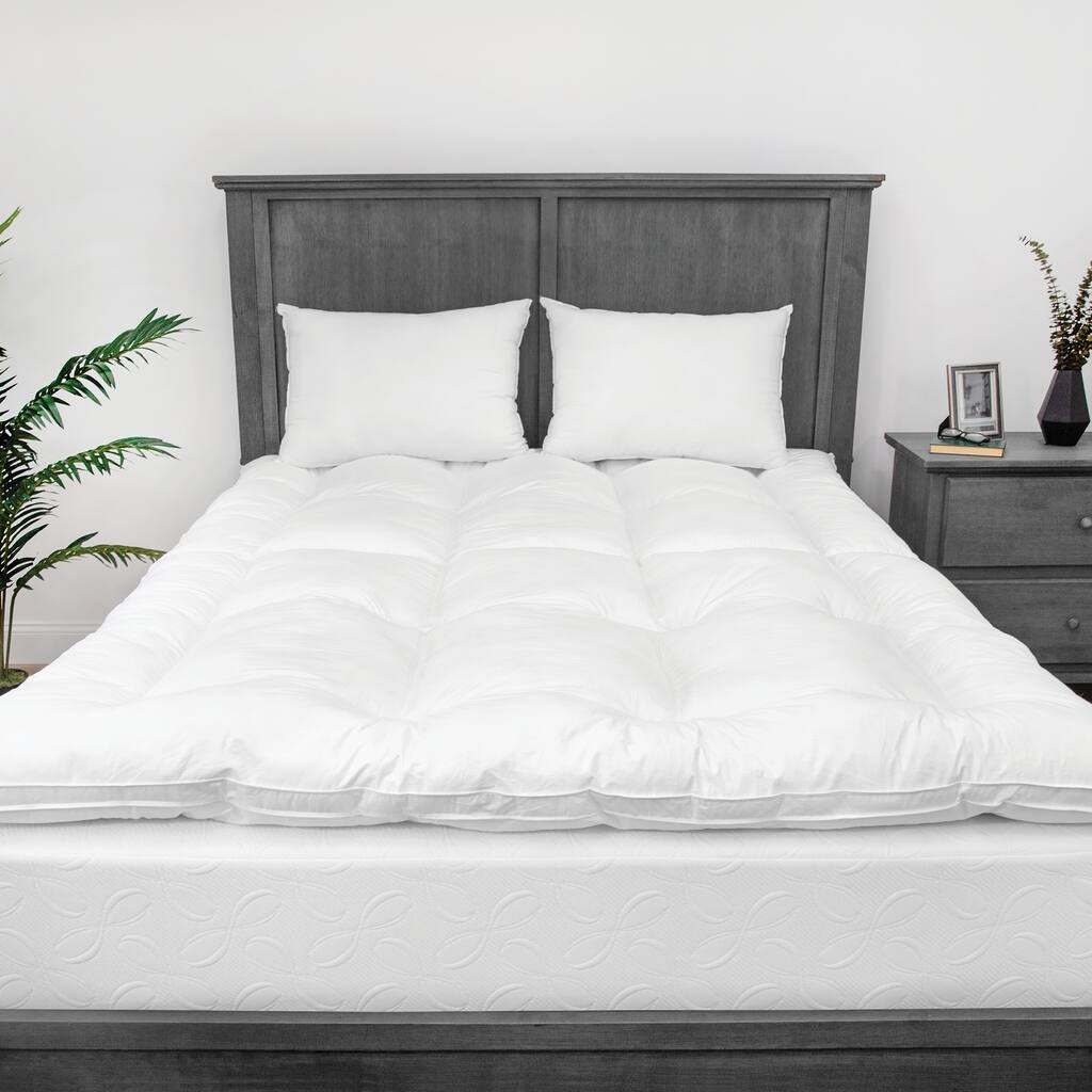 SensorPEDIC 2-Inch Down Alternative Gel Fiber Mattress Topper ...
