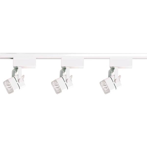 White MR16 Square Track Kit - Bed Bath & Beyond - 27871385