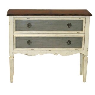 Three Tone Distressed Hall Drawer Chest - Bed Bath & Beyond - 27873459