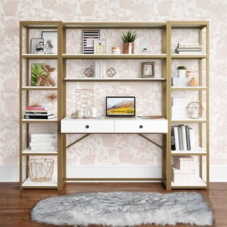 Cosmoliving billie metal desk etagere store