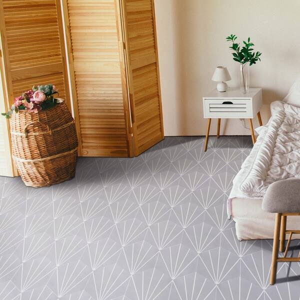 Handmade Menara in Grey and White Tile, Pack of 12 (Morocco) - Bed Bath ...