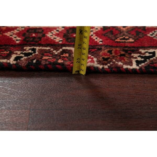 Antique Qashqai Tribal Animal Pictorial Hand-Knotted Persian Area Rug ...