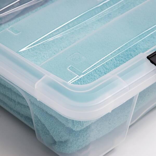 IRIS 26 Quart Stack & Pull™ Box, Clear - Bed Bath & Beyond - 27989057