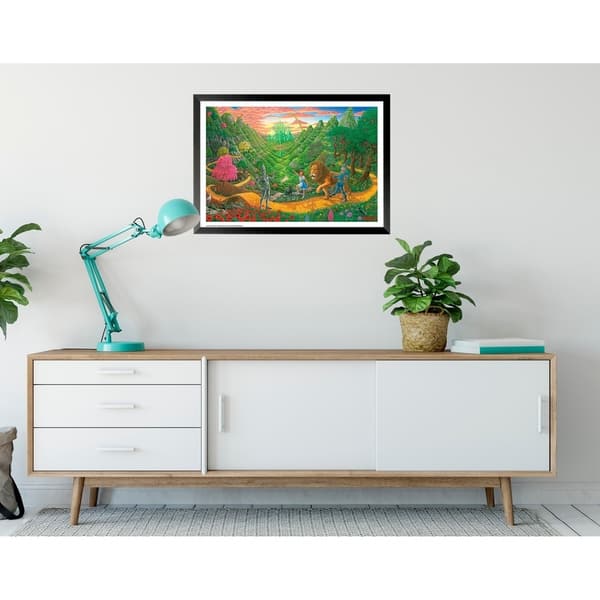 FRAMED Wizard of Oz by Tom Masse Classic Movie Hidden Images Art Print ...