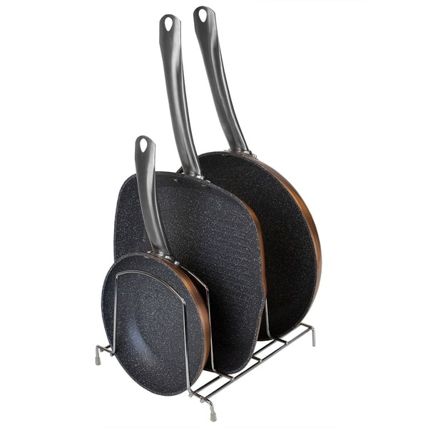 Horizontal and Vertical Standing Pan Organizer with Non-Skid Feet - Bed ...